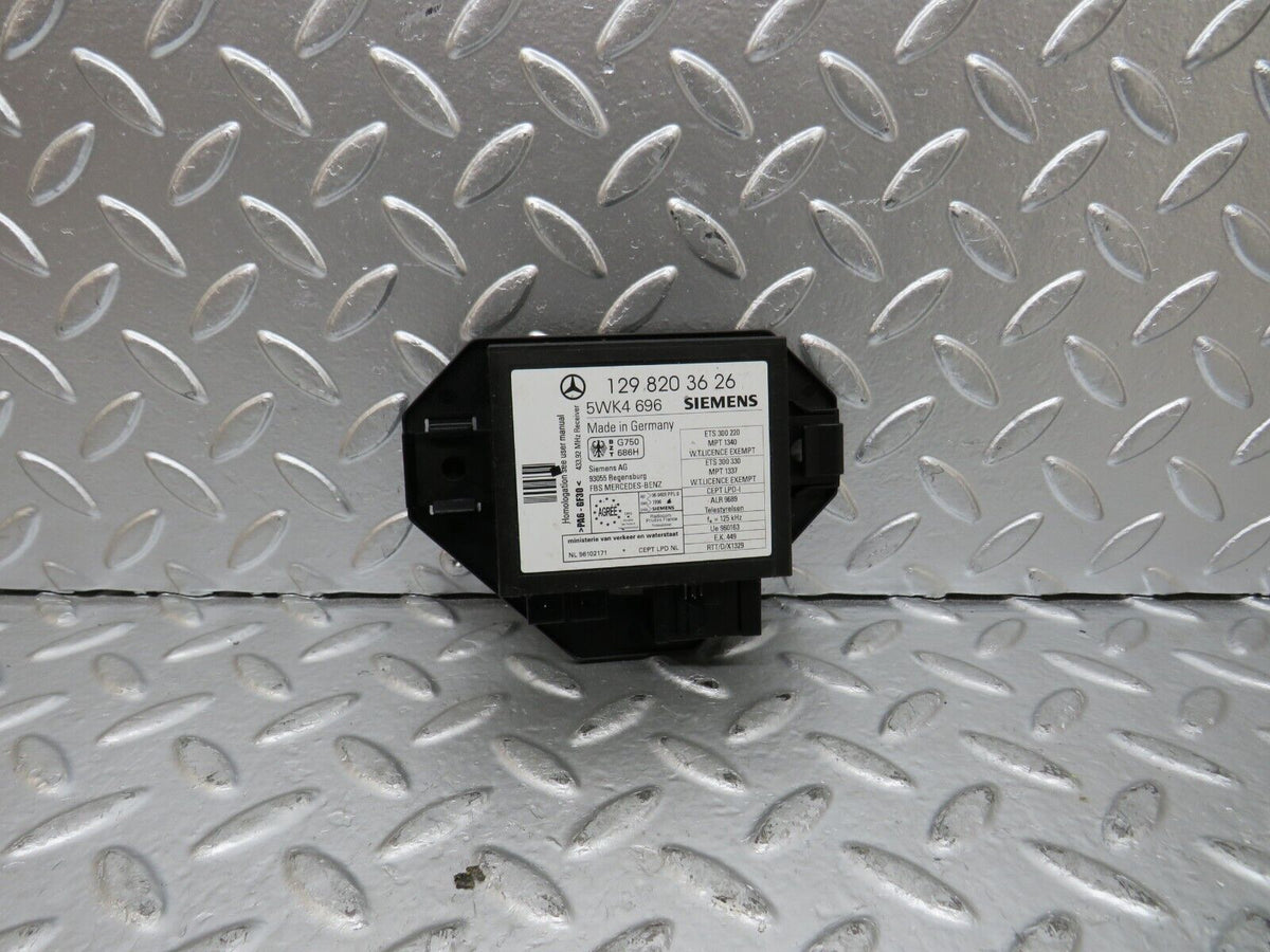 24881 Mercedes-Benz W140 S320 Immobiliser Control Unit Siemens 1298203 ...